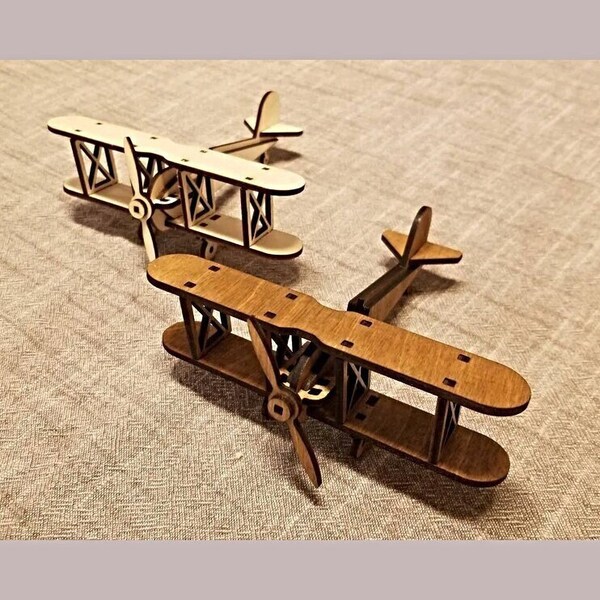 Biplane Airplane - Etsy