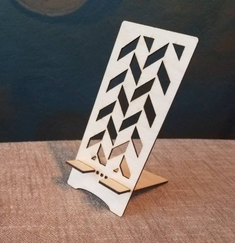 Laser Cut Cell Phone Stand - Etsy