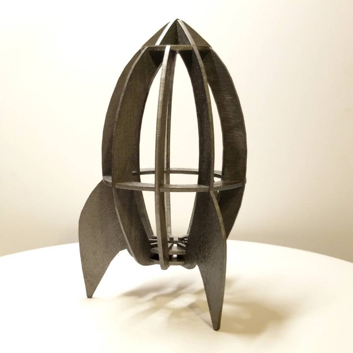 Laser Cut Wooden Rocketship Optional Lamp/nightlight - Etsy