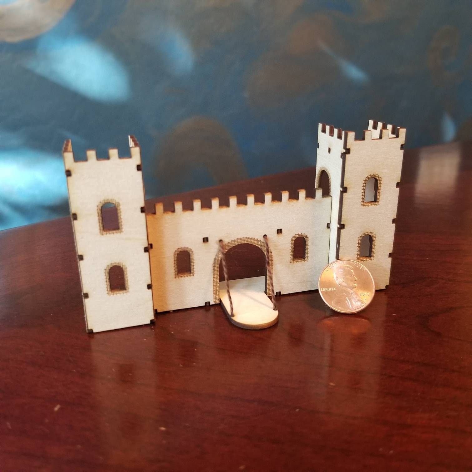 Miniature Wooden toy Castle for 1:6 112 and 124 - Etsy
