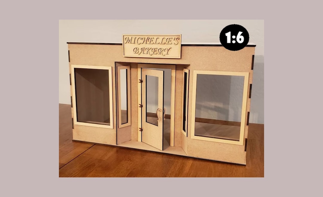 Store Room Box for 1:6 Scale Storefront Diorama Toy Store, Boutique ...