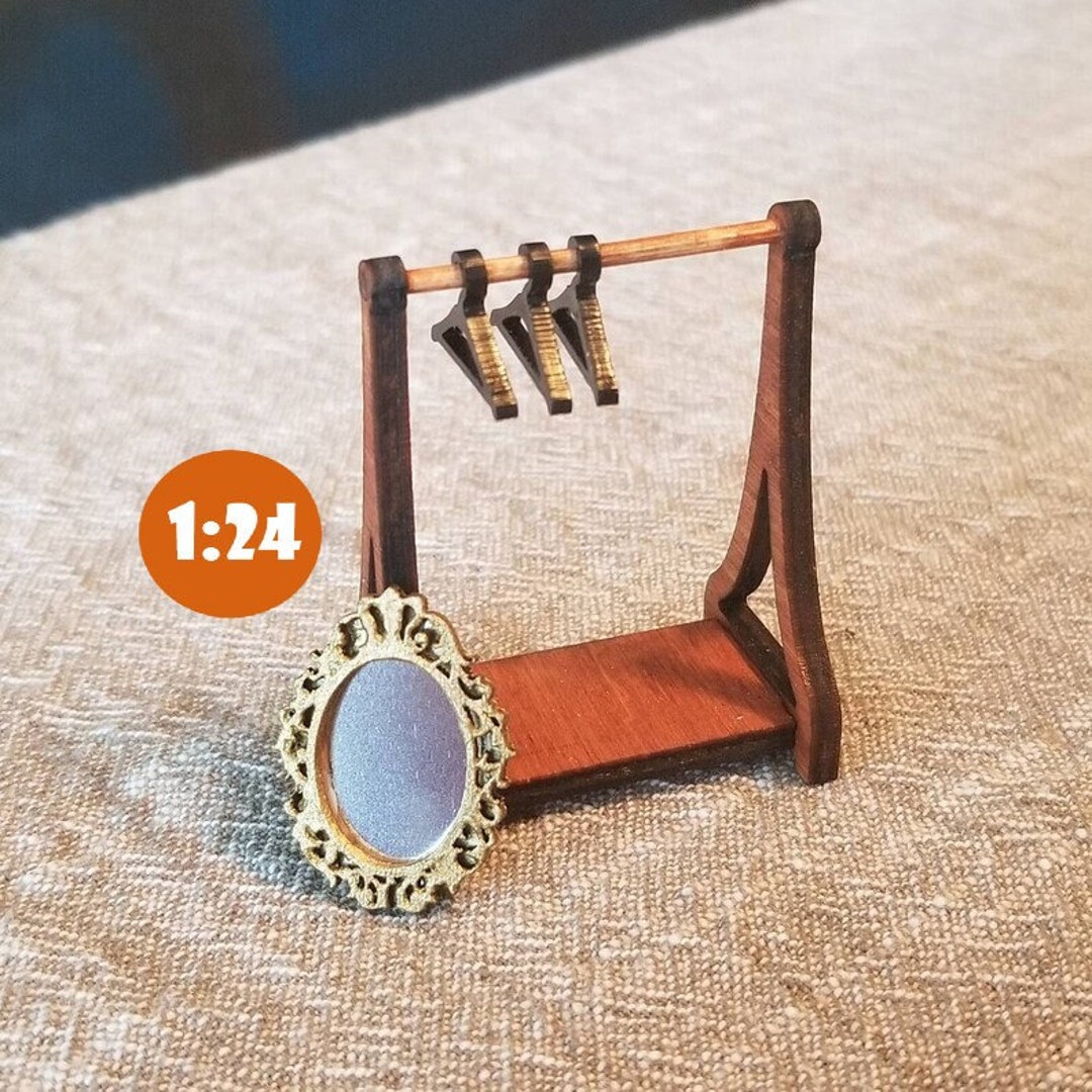 Victorian Scroll Mirror for 1:24 Scale - Etsy