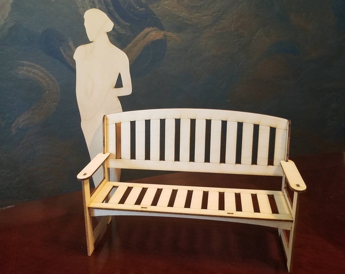 Miniature Doll Park Bench for 1:6 Scale barbie Blythe | Etsy