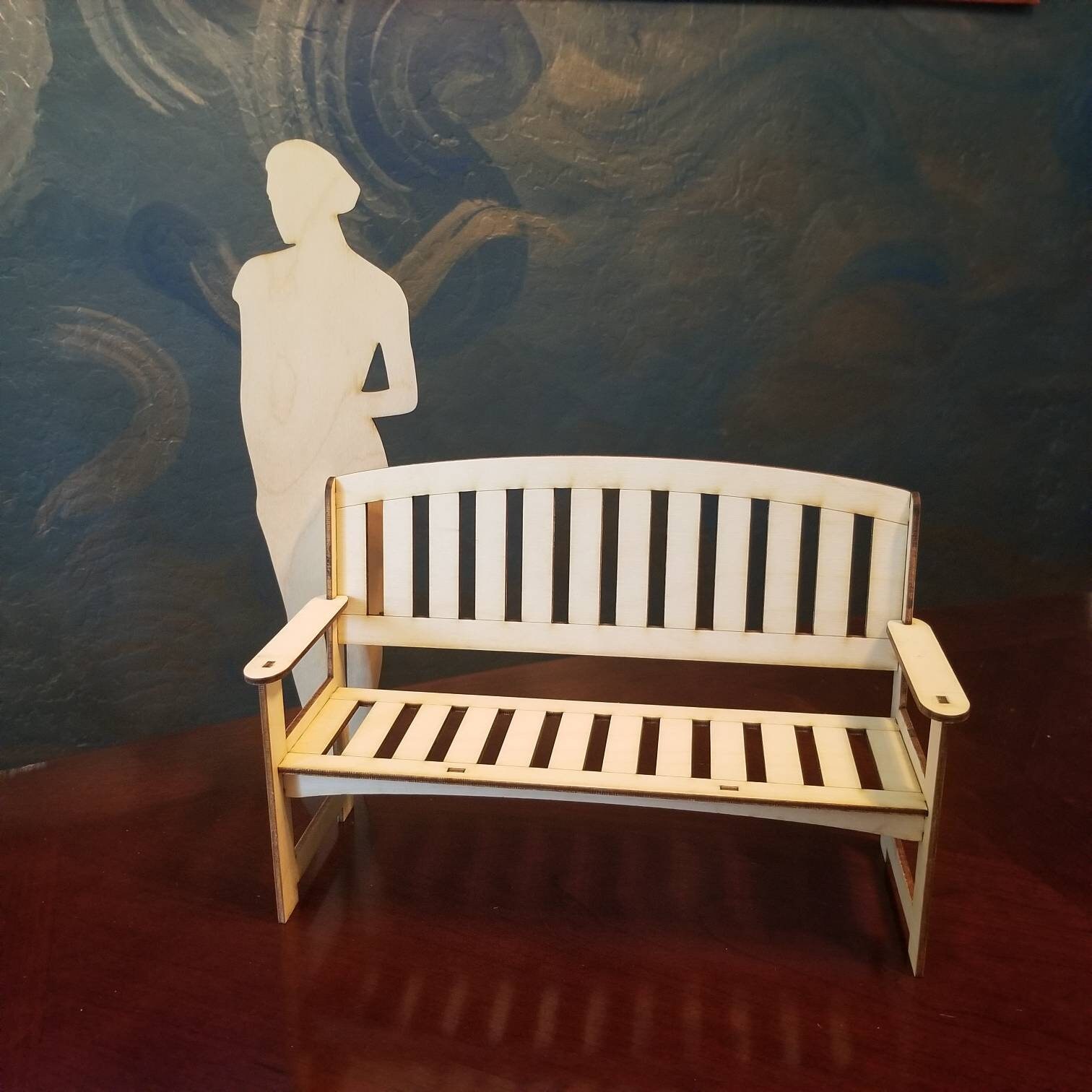Miniature Doll Park Bench for 1:6 Scale barbie Blythe - Etsy