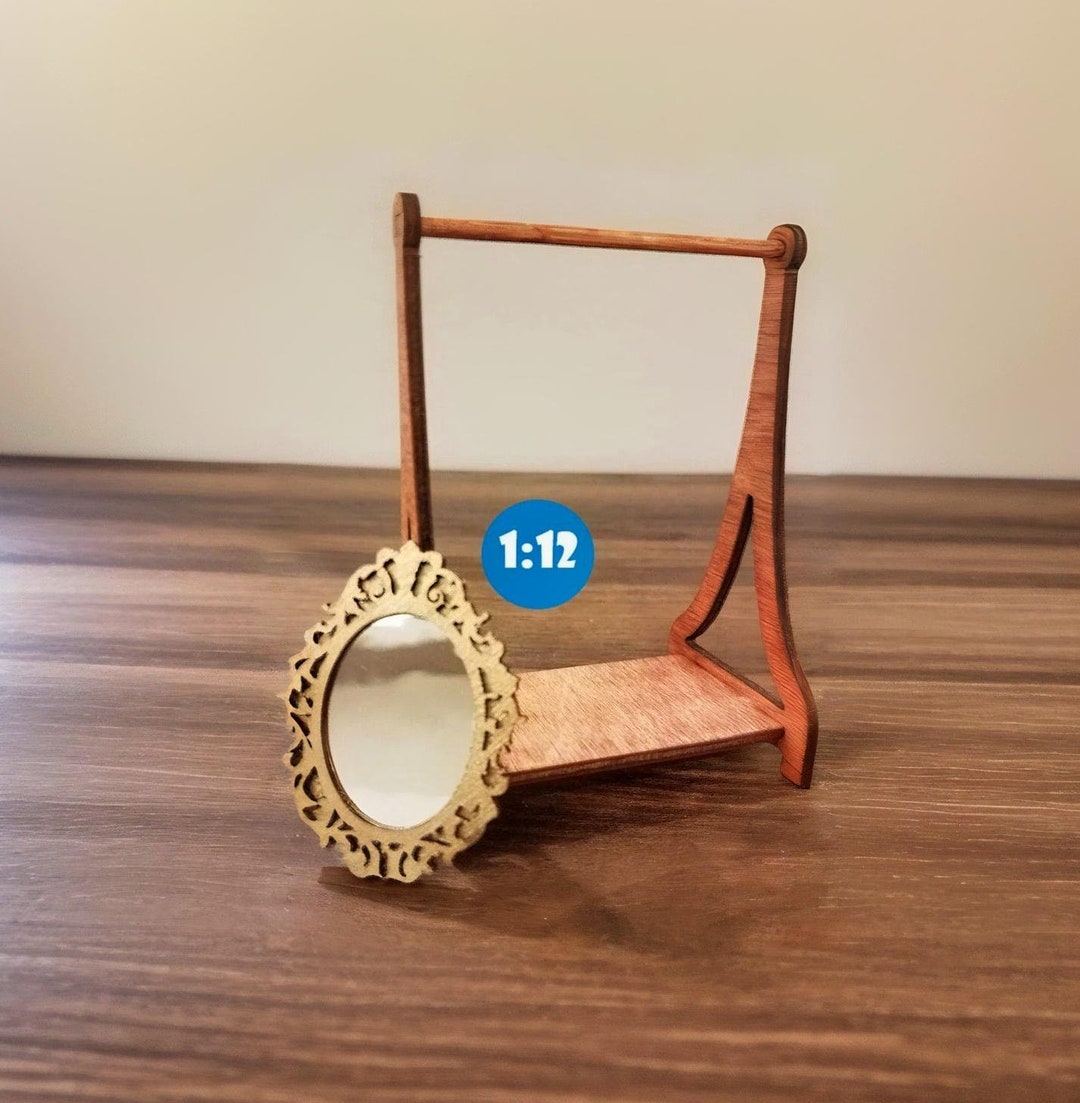 Victorian Scroll Mirror for 1:12 Scale - Etsy