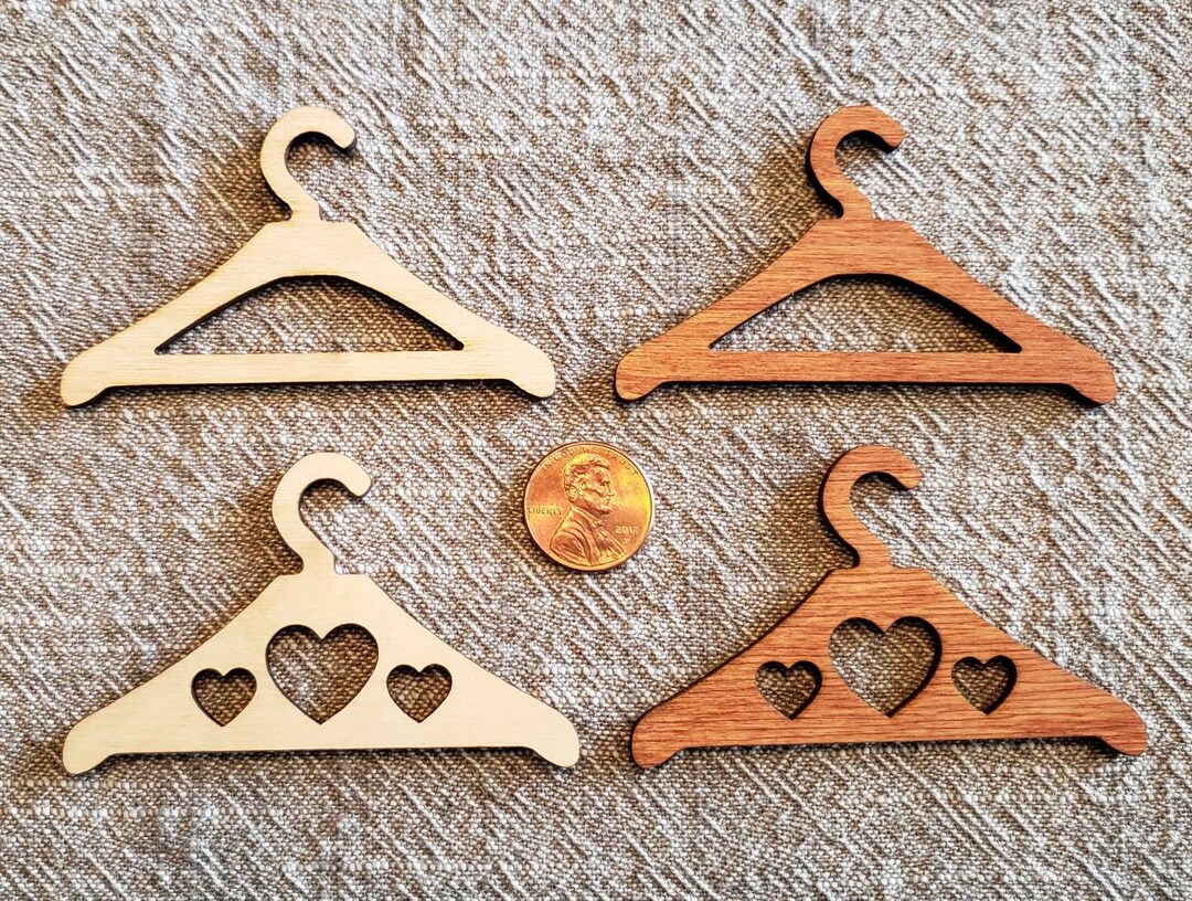 Wood Dollhouse Miniature Hangers Dollhouse Decor Miniature Hangers 11 ...