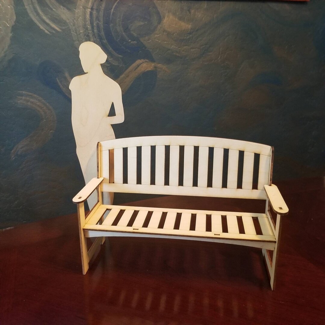 Miniature Doll Park Bench for 1:6 Scale for 11-12 Inch Doll - Etsy