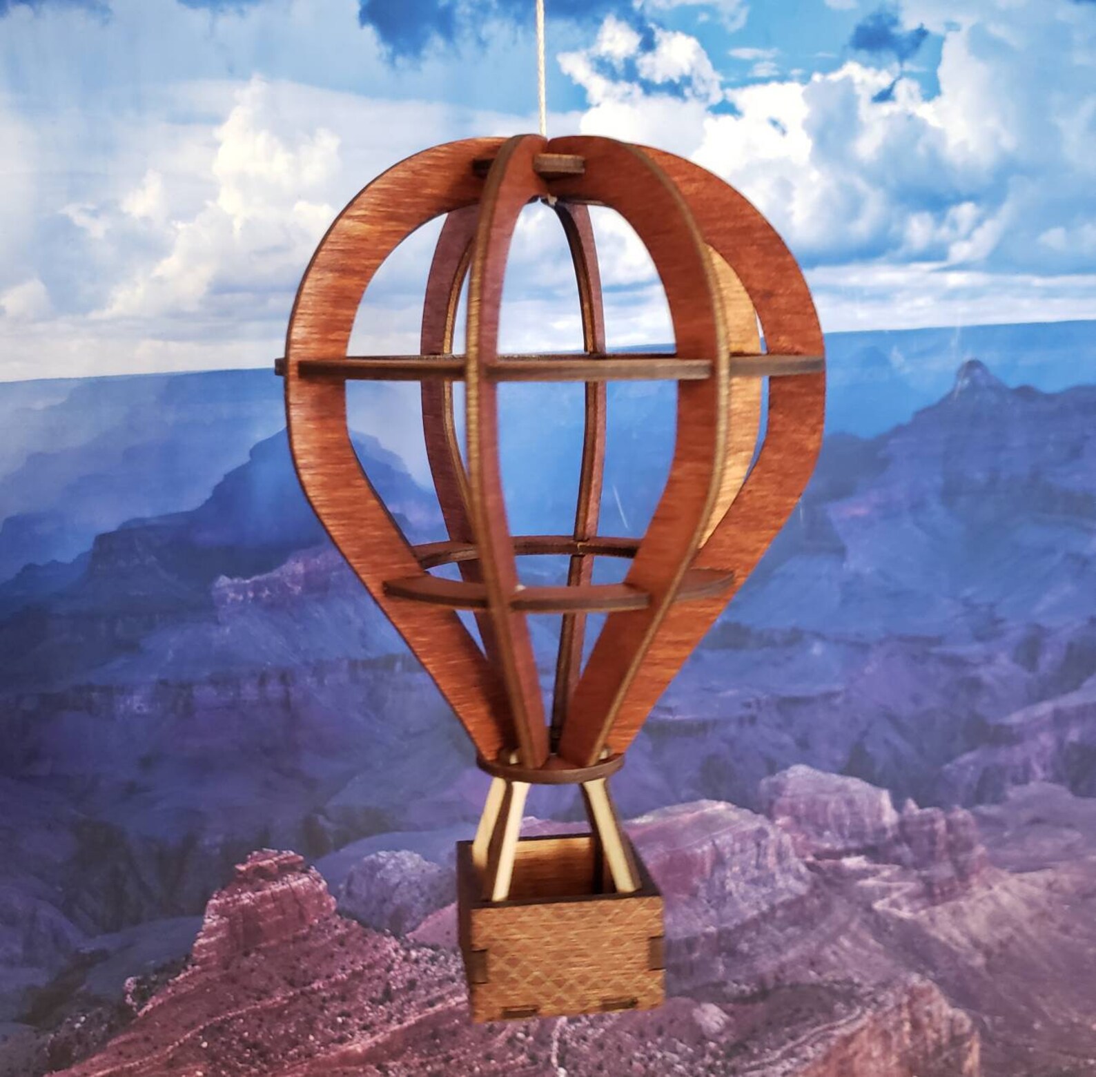 Laser Cut Wooden Hot Air Balloon - Etsy