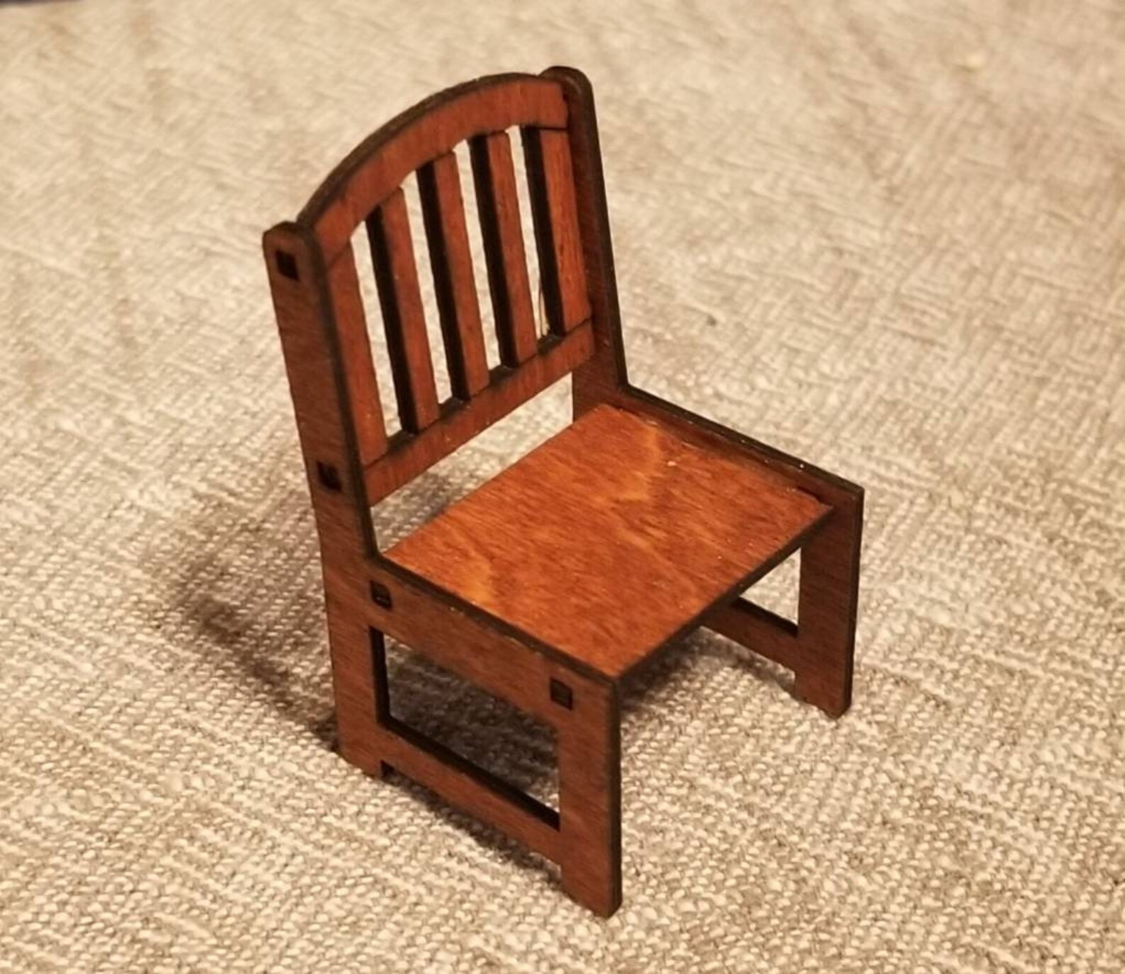 Miniature Doll Dining Chair for 1:24 Scale | Etsy