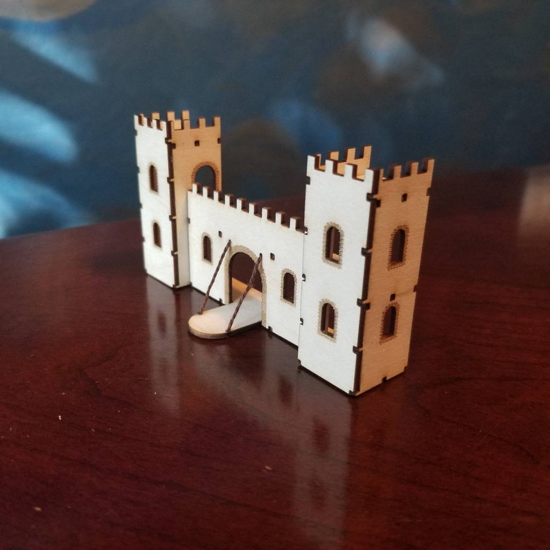 Miniature Wooden "toy" Castle for 1:6, 1;12 and 1;24 Scale Dolls - Etsy