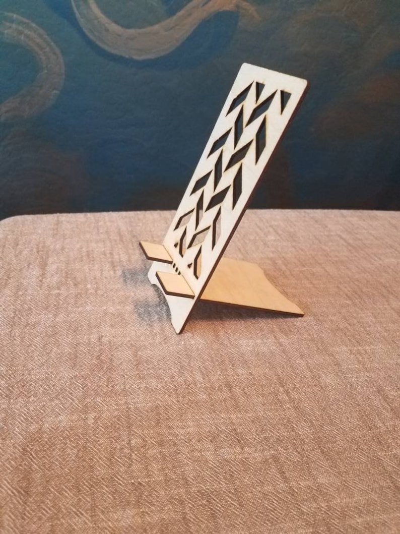 Laser Cut Cell Phone Stand - Etsy
