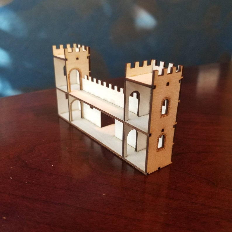 Miniature Wooden "toy" Castle for 1:6, 1;12 and 1;24 Scale Dolls - Etsy
