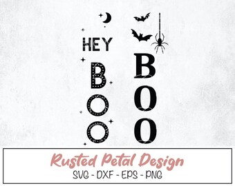 Boo Leopard SVG Bundle Hey Boo Svg Boo Ghost Svg Halloween - Etsy