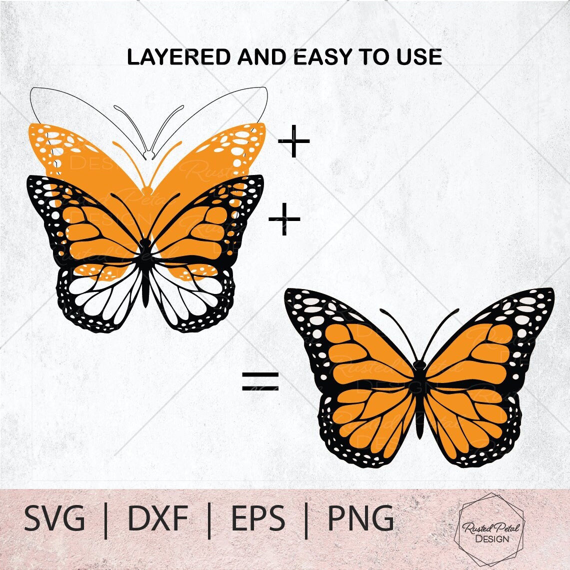 Monarch Butterfly SVG Butterfly Svg Layered Svg Butterfly - Etsy Ireland