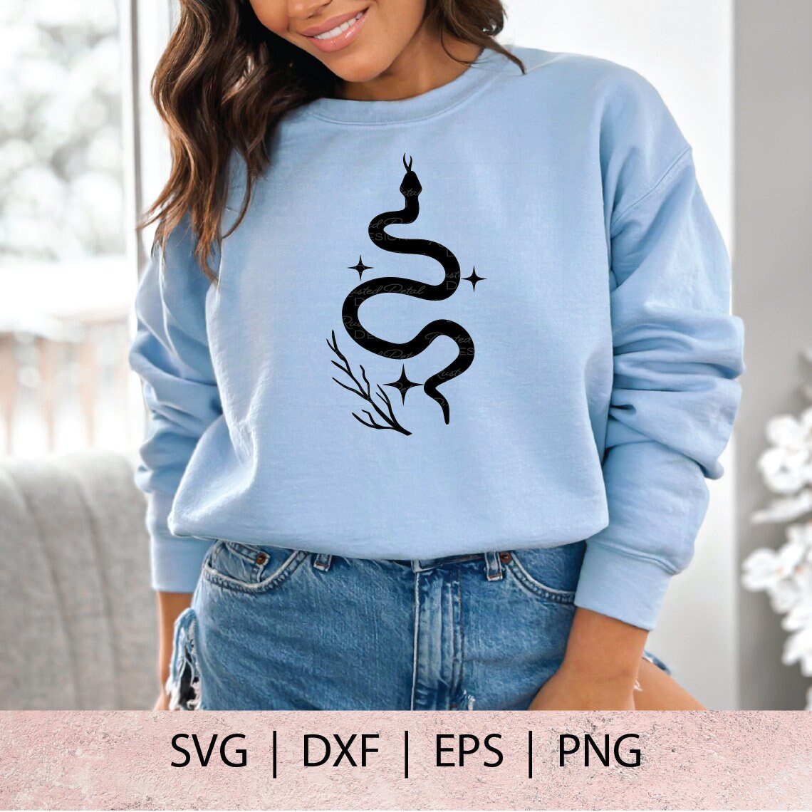 Celestial Snake SVG Mystical Snake Svg Reptile Svg Snake - Etsy