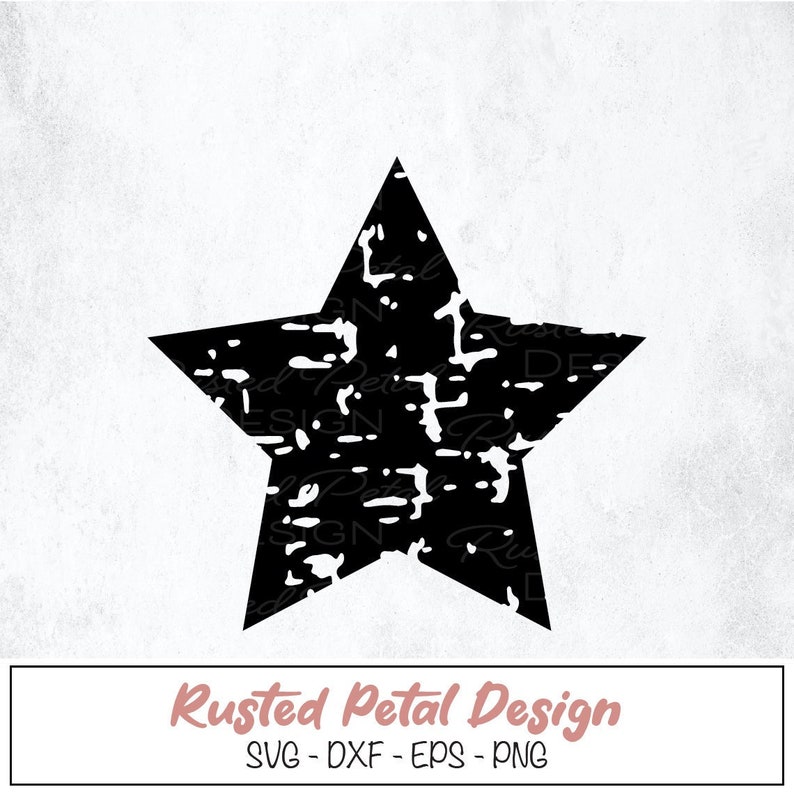 Distressed Star SVG Star Svg Grunge Star Svg Patriotic SVG - Etsy