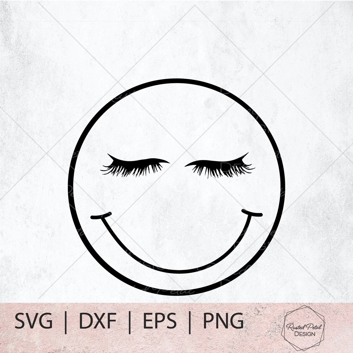 Smiley Face Lashes Svg Smiley Face Svg Esthetician Svg - Etsy