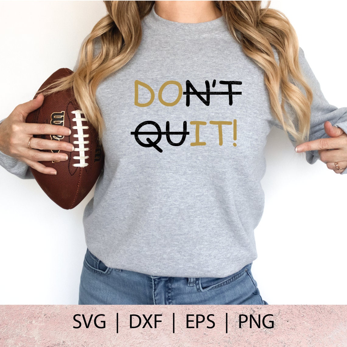 Don't Quit Svg, Do It Svg, Exercise Svg, Inspirational Saying, Fitness ...