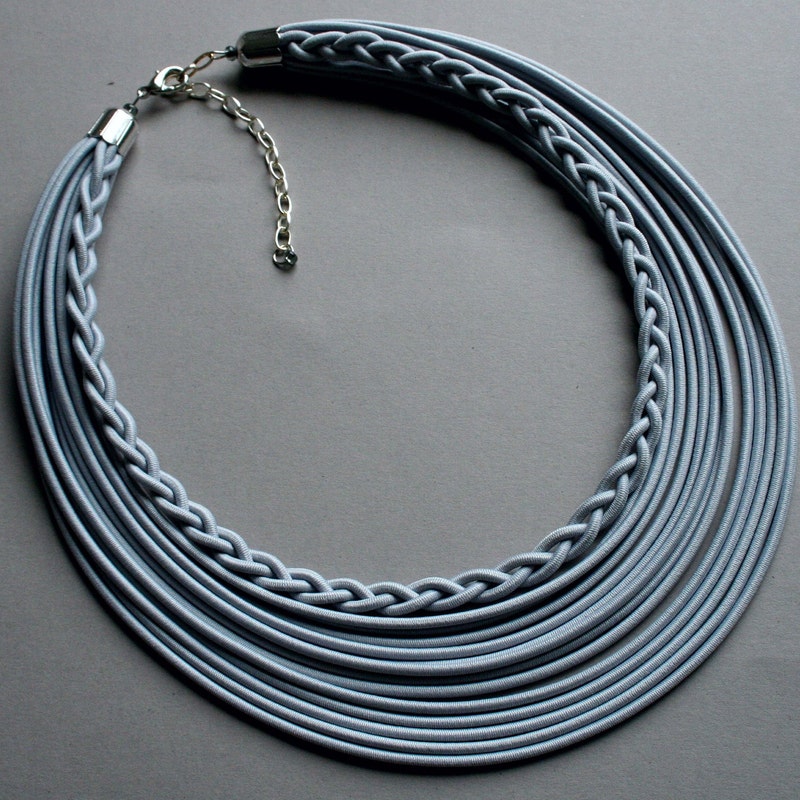 Braided Necklace - Etsy
