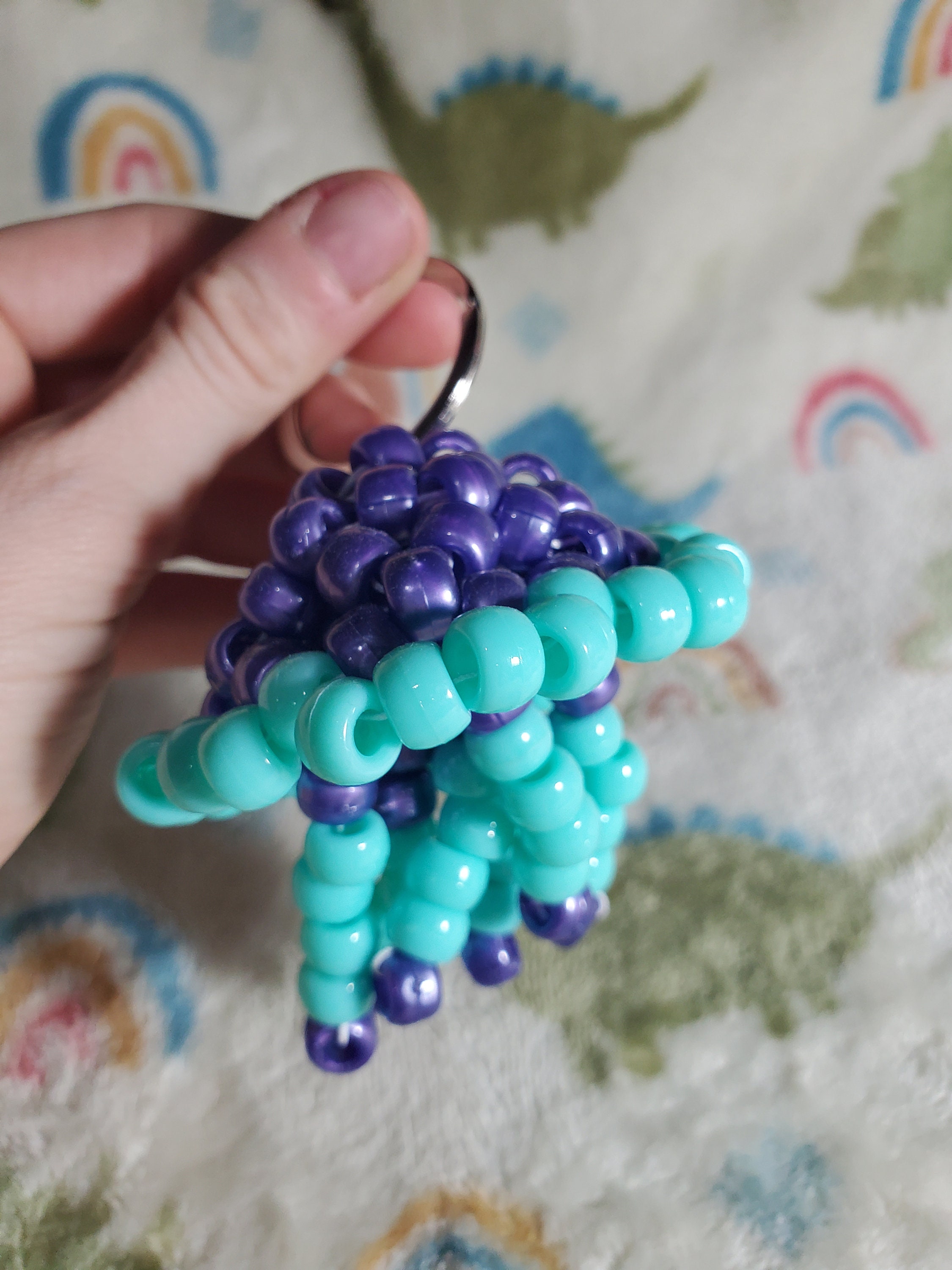 Custom Kandi Jellyfish Keychain - Etsy