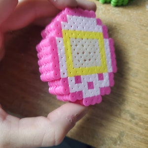 Perler shaker keychain | Etsy