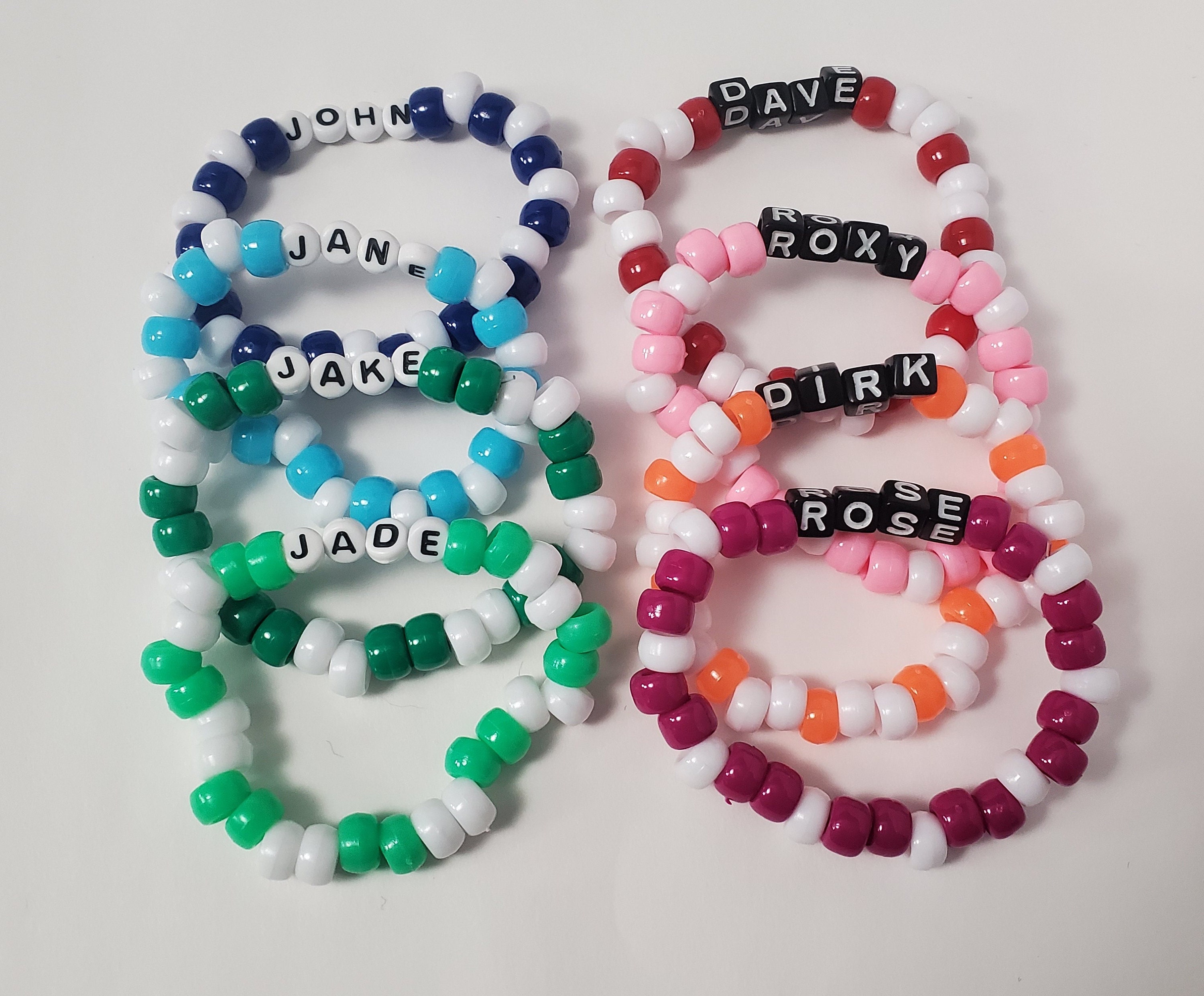 Homestuck Character Kandi Bracelet - Etsy