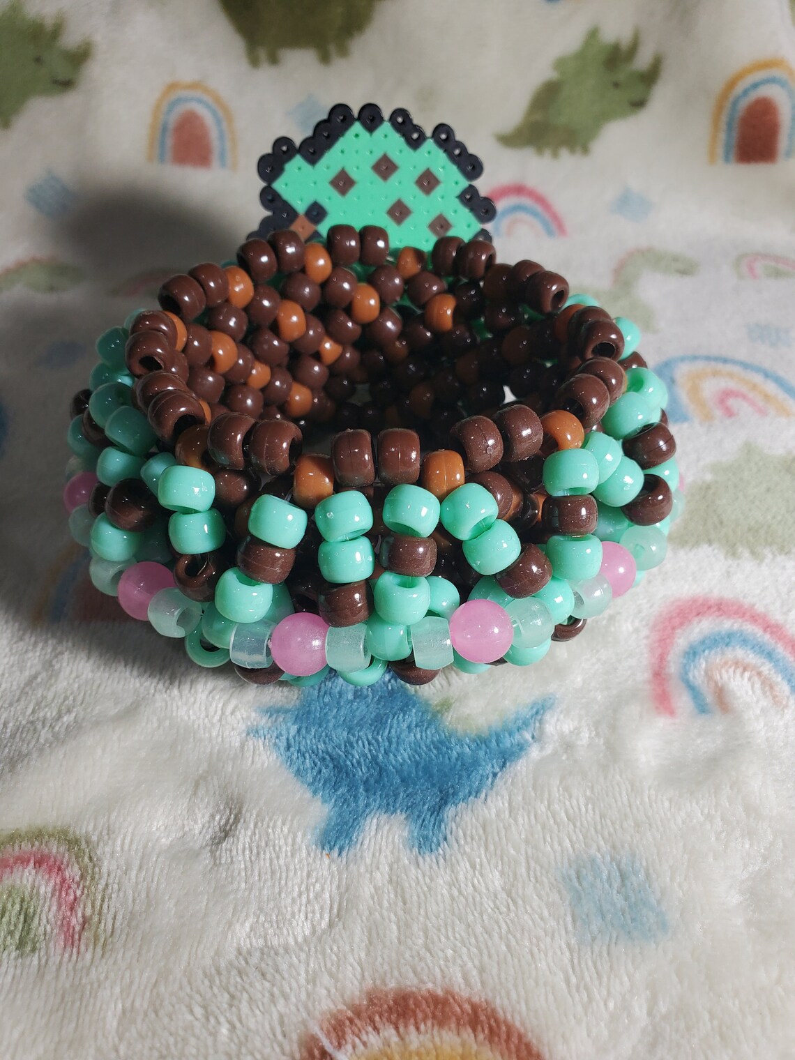 Mint Chocolate Chip Kandi Cuff - Etsy