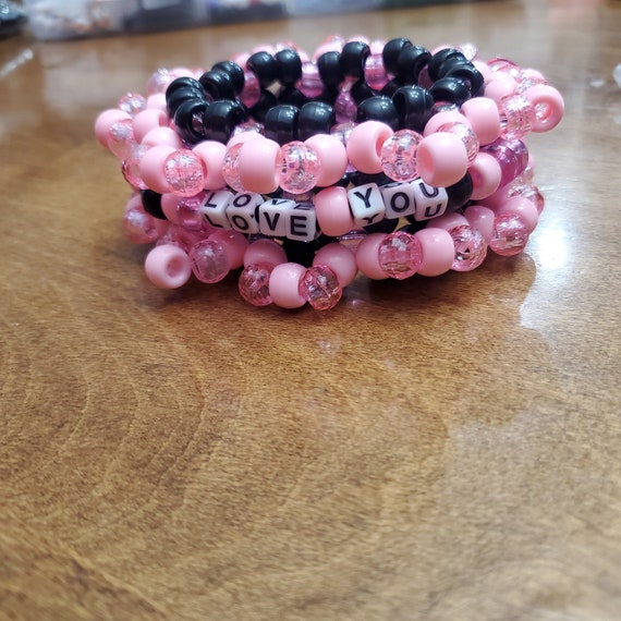 Love You Pink Monster Rotating Cuff - Etsy