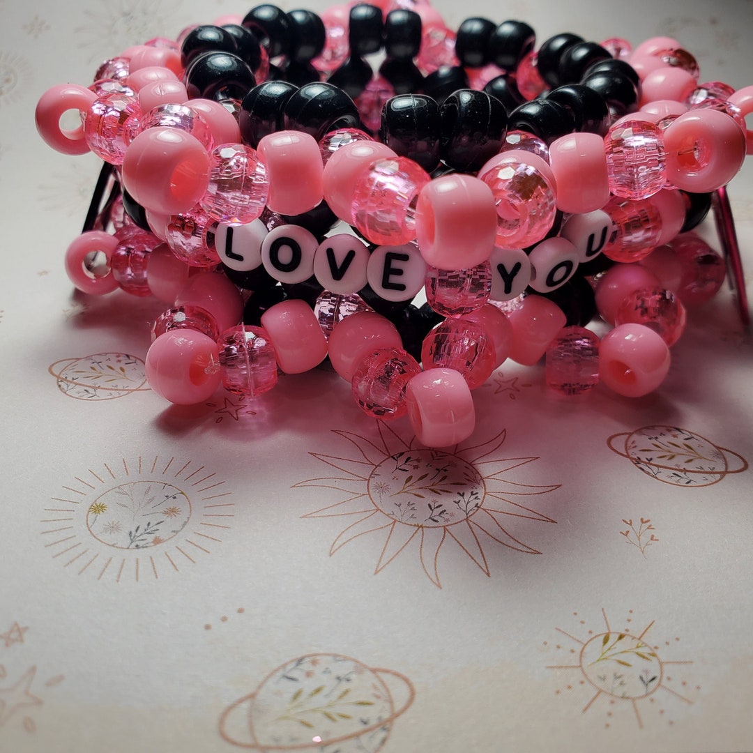 Love You Pink Monster Rotating Cuff - Etsy