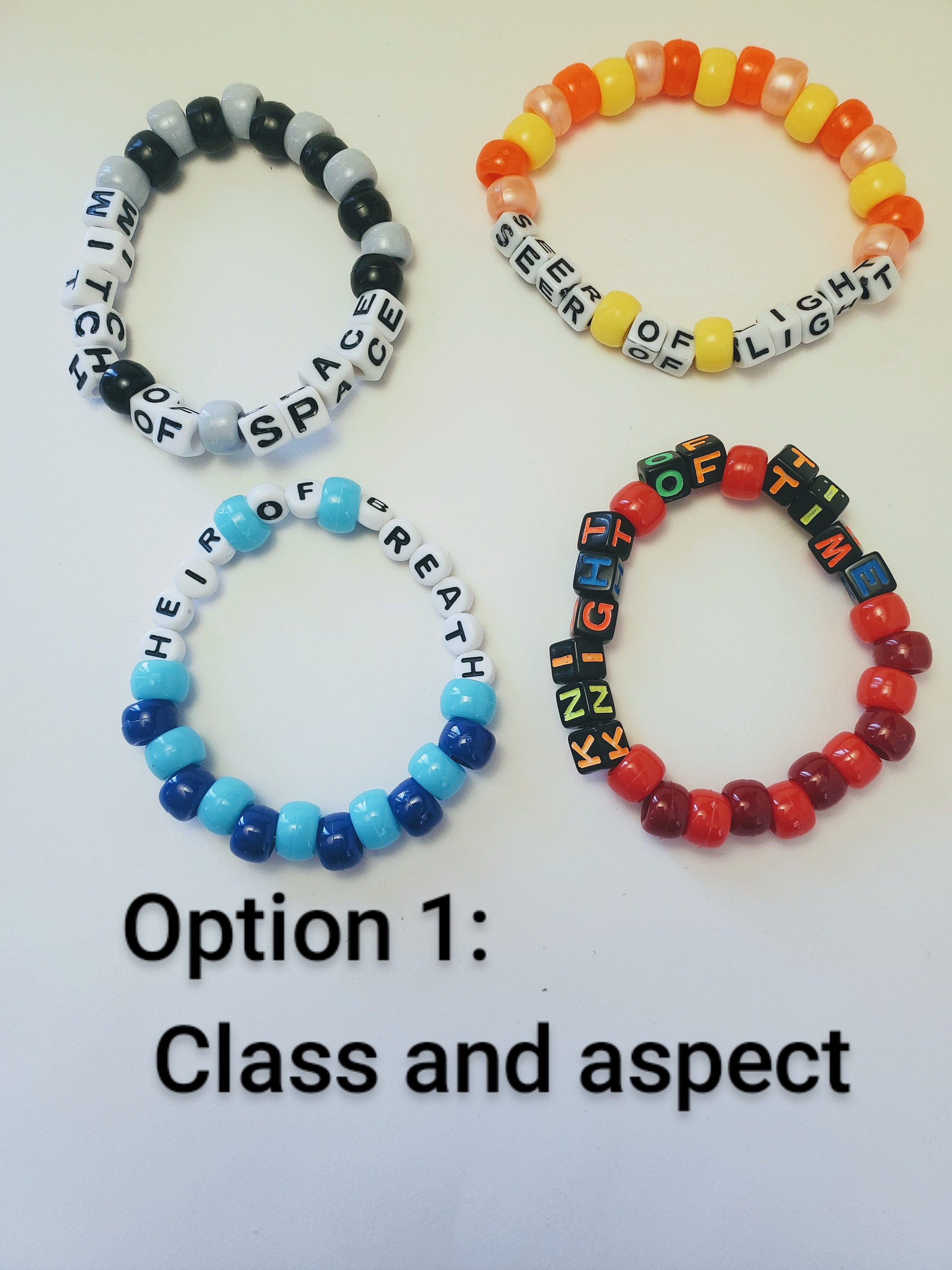 Single Homestuck Aspect Kandi Bracelet - Etsy UK