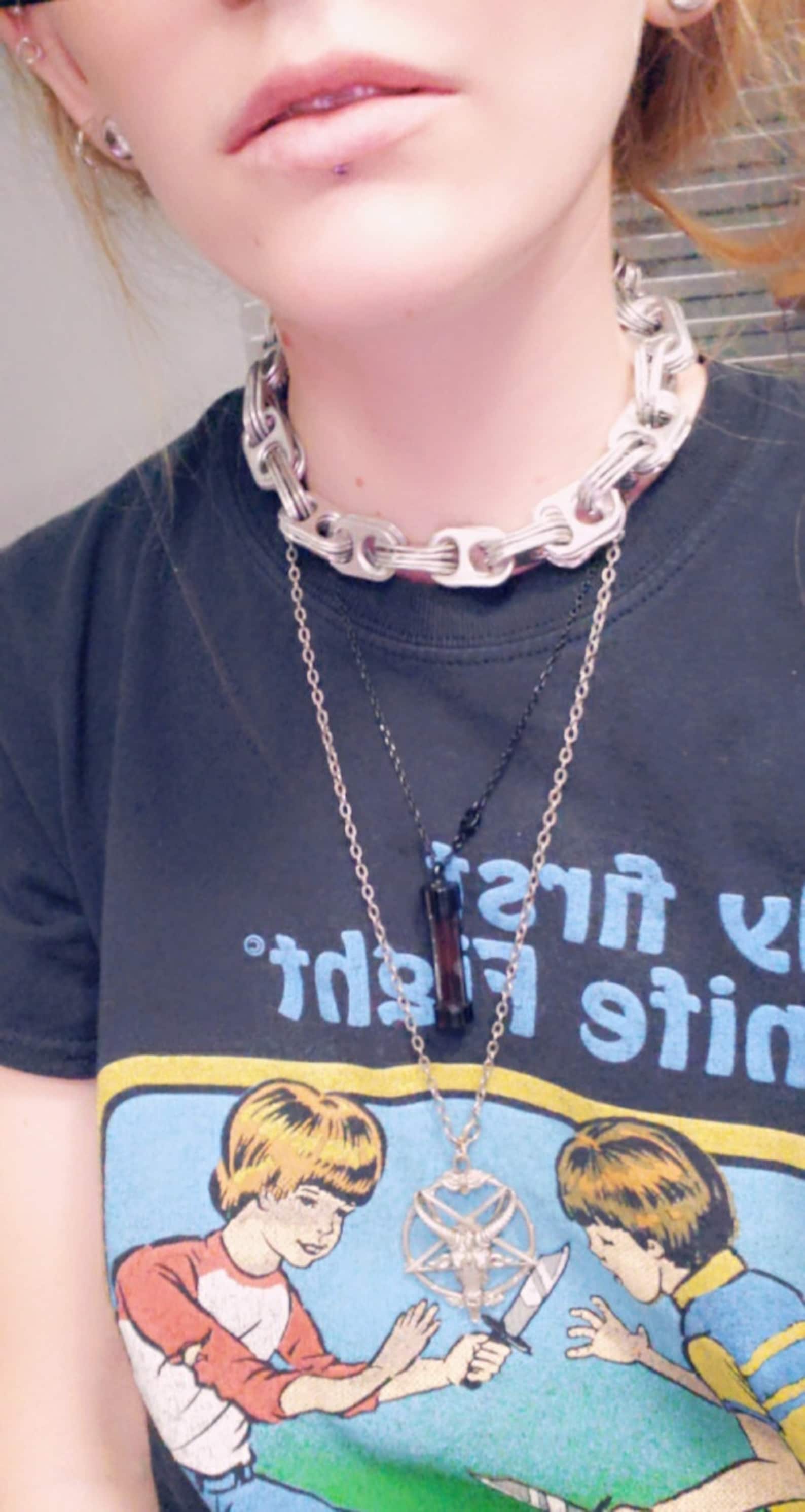 Alternative Fashion Soda Tab Choker - Etsy