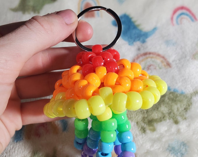 Custom Kandi Jellyfish Keychain - Etsy