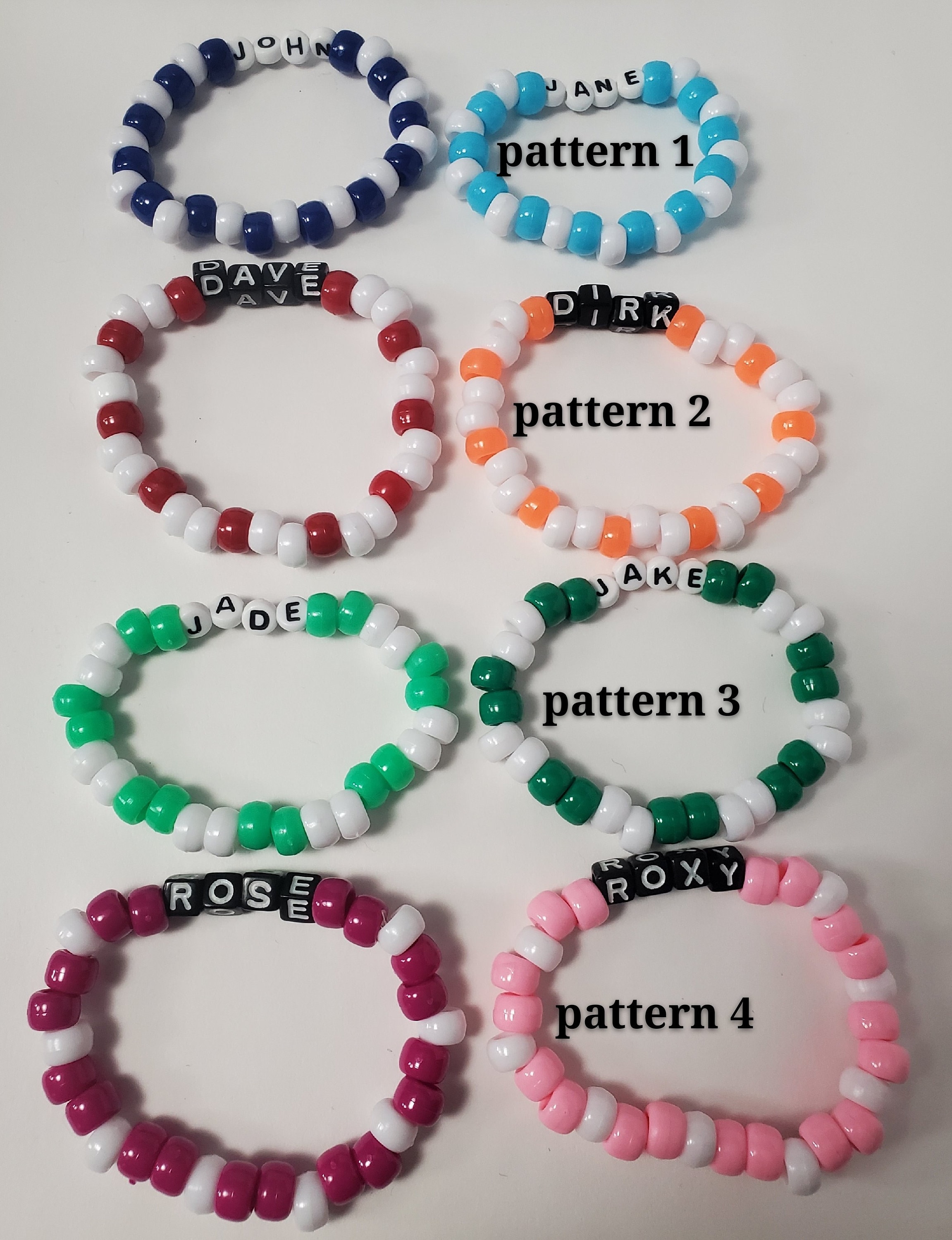 Homestuck Character Kandi Bracelet - Etsy