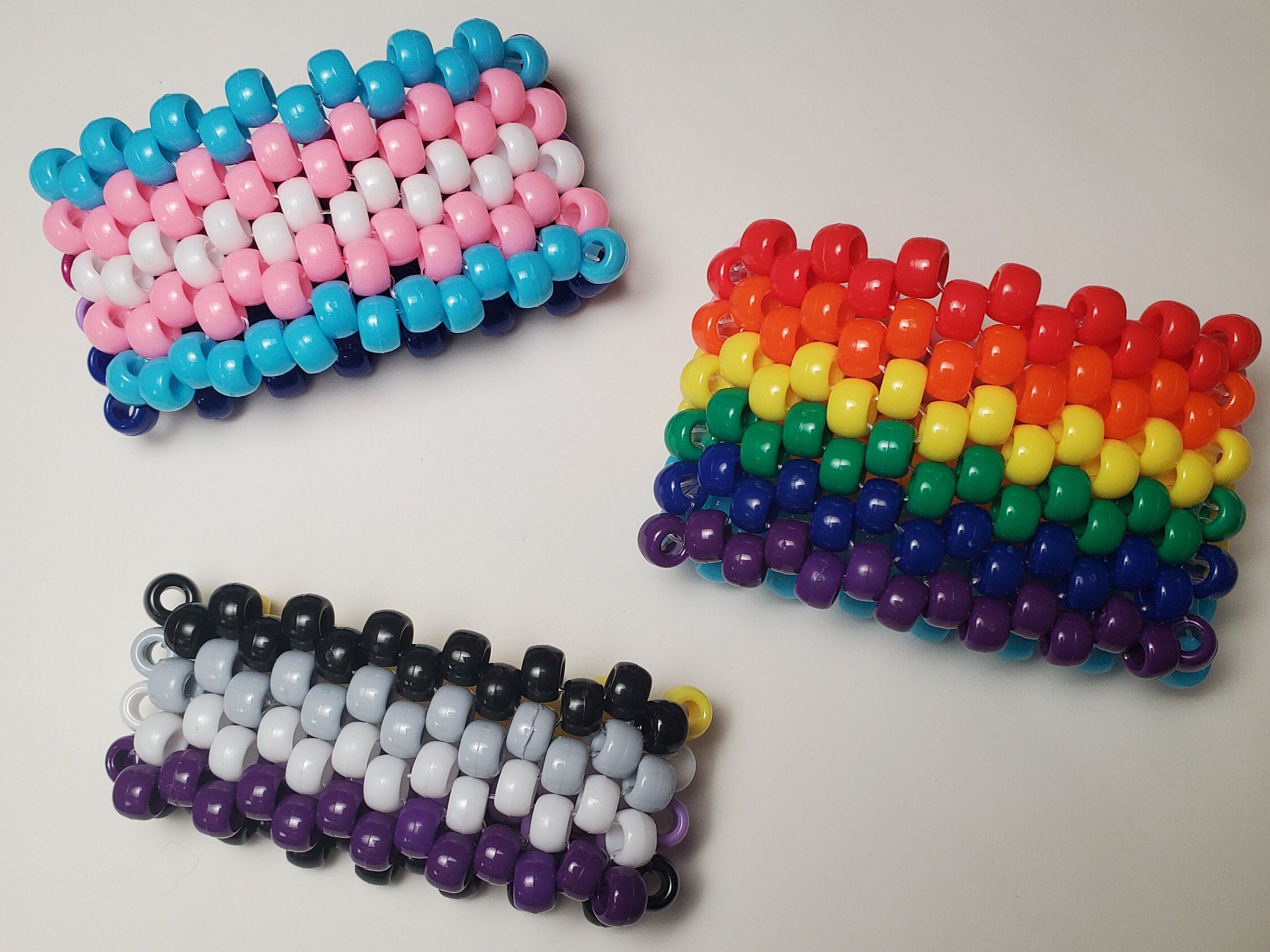 Custom Lgbt Flag Kandi Cuff - Etsy