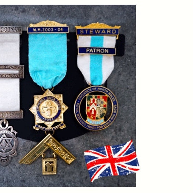 Masonic Jewels on Badge - Etsy