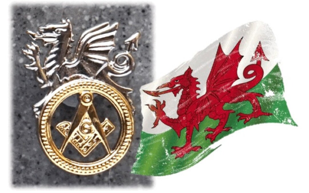 Welsh Heritage Masonic Freemasons Pin Badge - Etsy