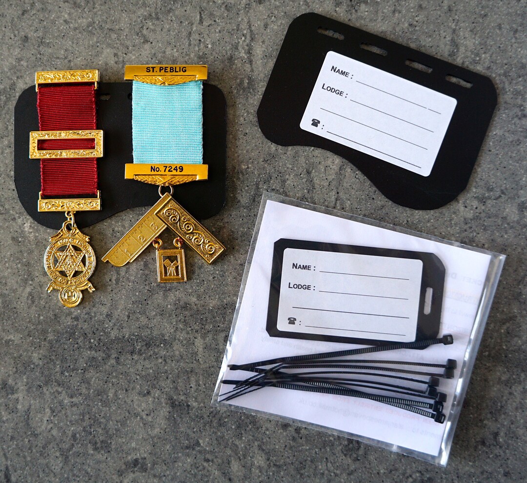 Masonic Jewel Pocket Display Card (two Jewels) - Etsy