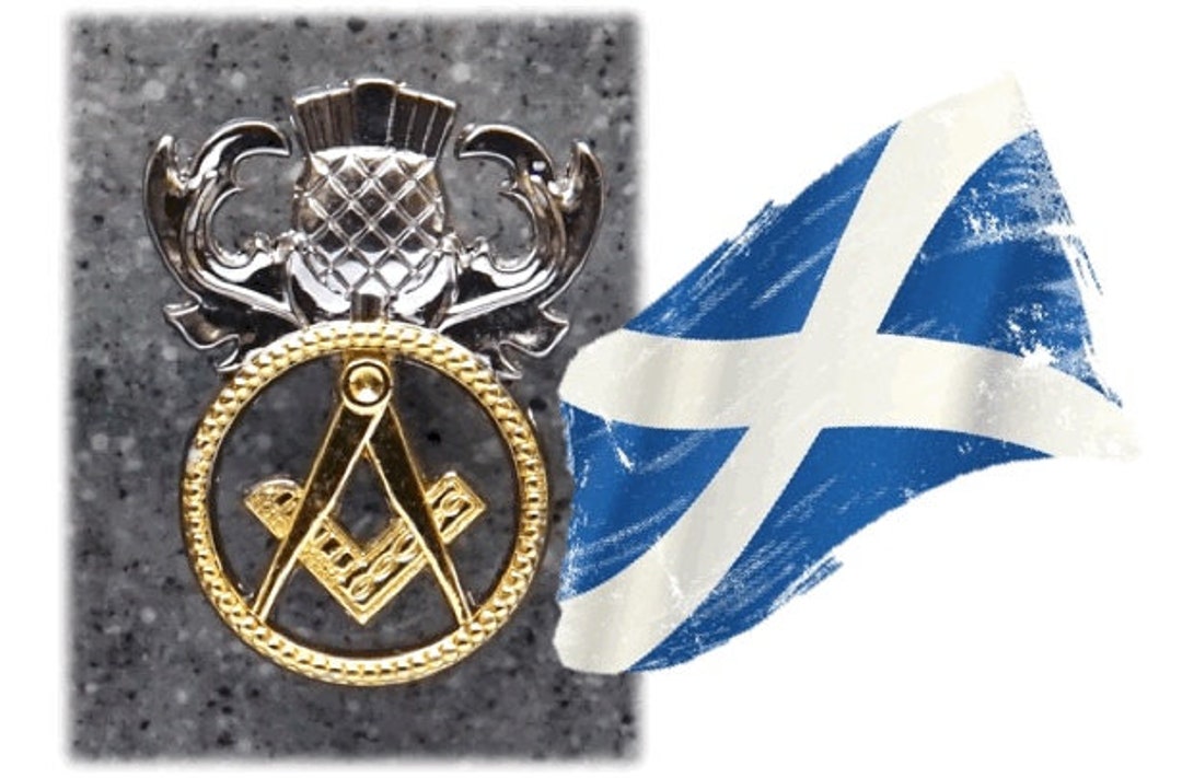 2026 Scottish Heritage Masonic -freemasons Pin Badge - Etsy