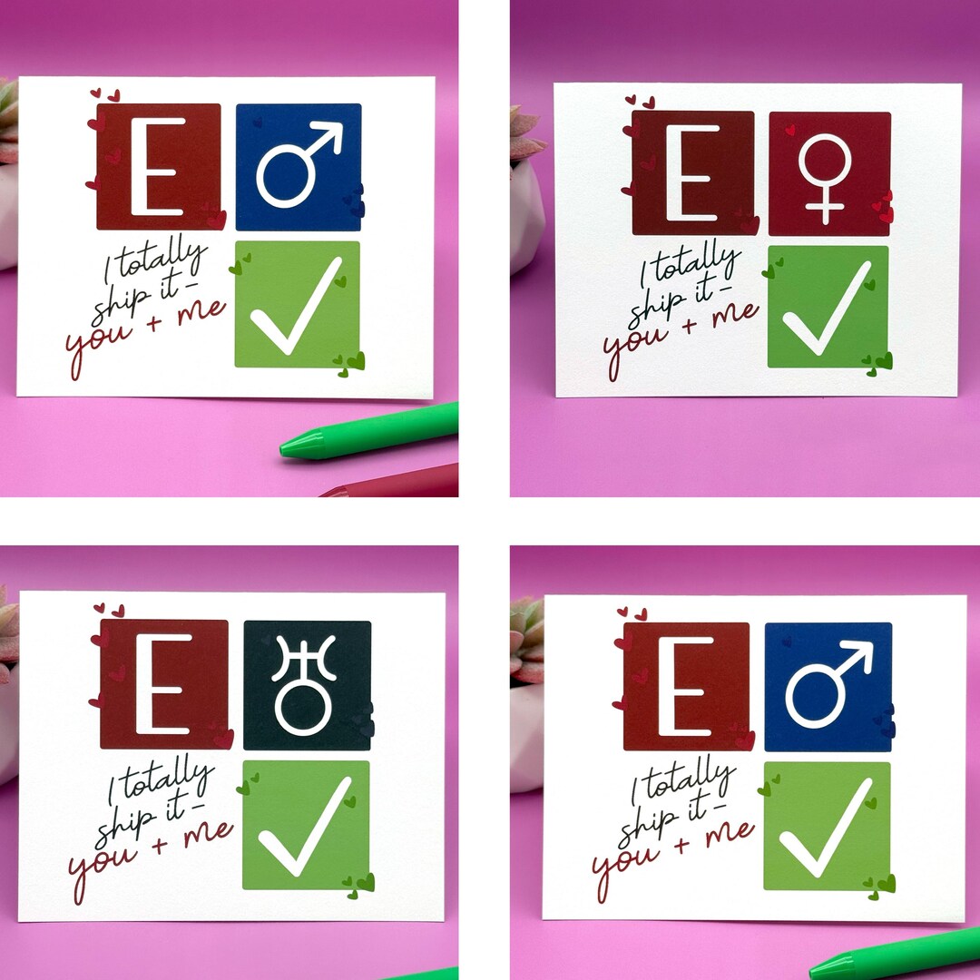 Fanfiction, Ao3, You and Me Are My Favorite OTP Valentine's Card, Cute ...