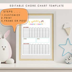 Contribution and Task Chore Charts Tracker Plus Oral Tooth Care ...