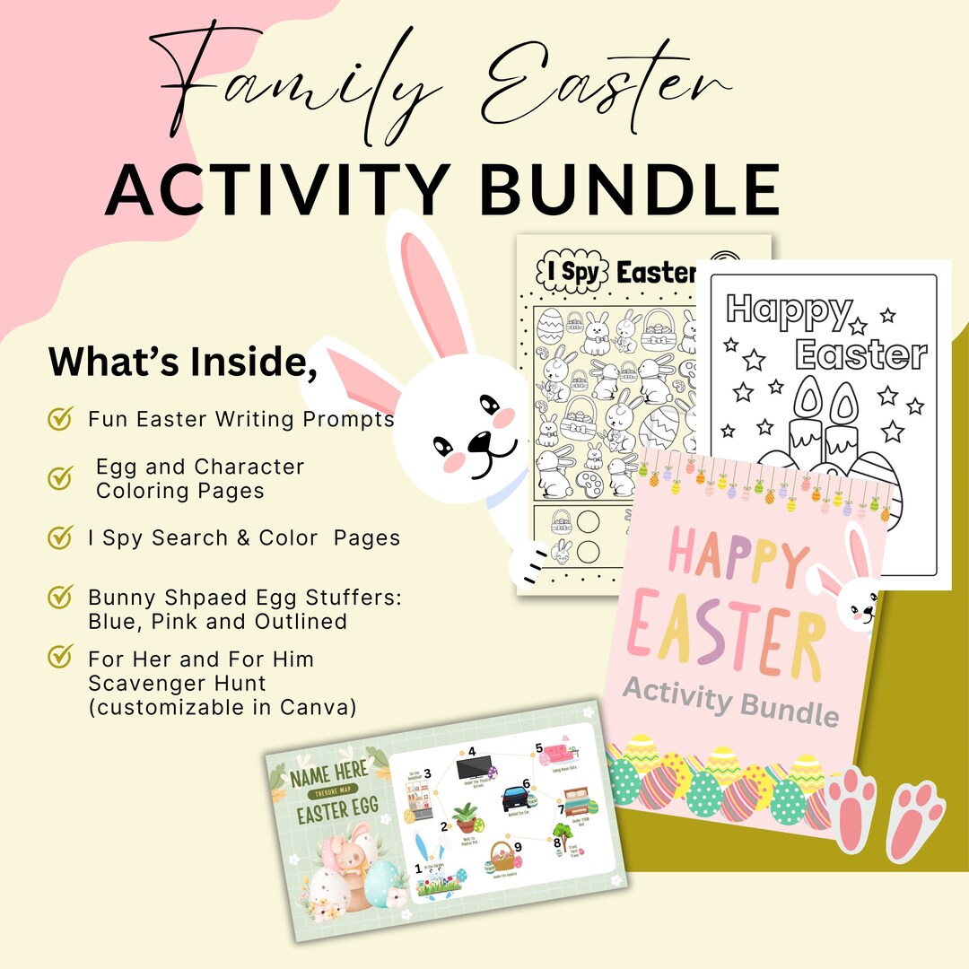 Easter Family Activity Bundle for Kids, Teens, Youth Groups, Schools ...