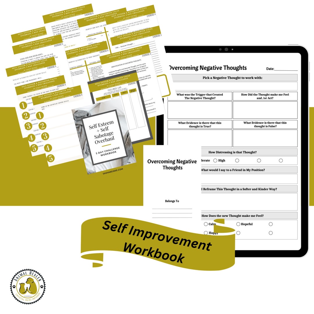Negative Belief Overhaul 5 Day Challenge Workbook for Mindset Shift ...