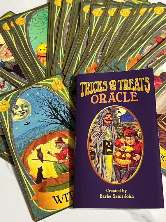 Tricks and Treats Halloween Oracle Deck Last Onevintage - Etsy
