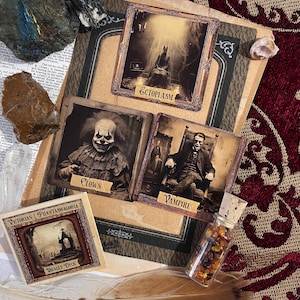 Victorian Phantasmagoria Oracle Card Deck: 30 Dark Shadow Work Cards - Etsy