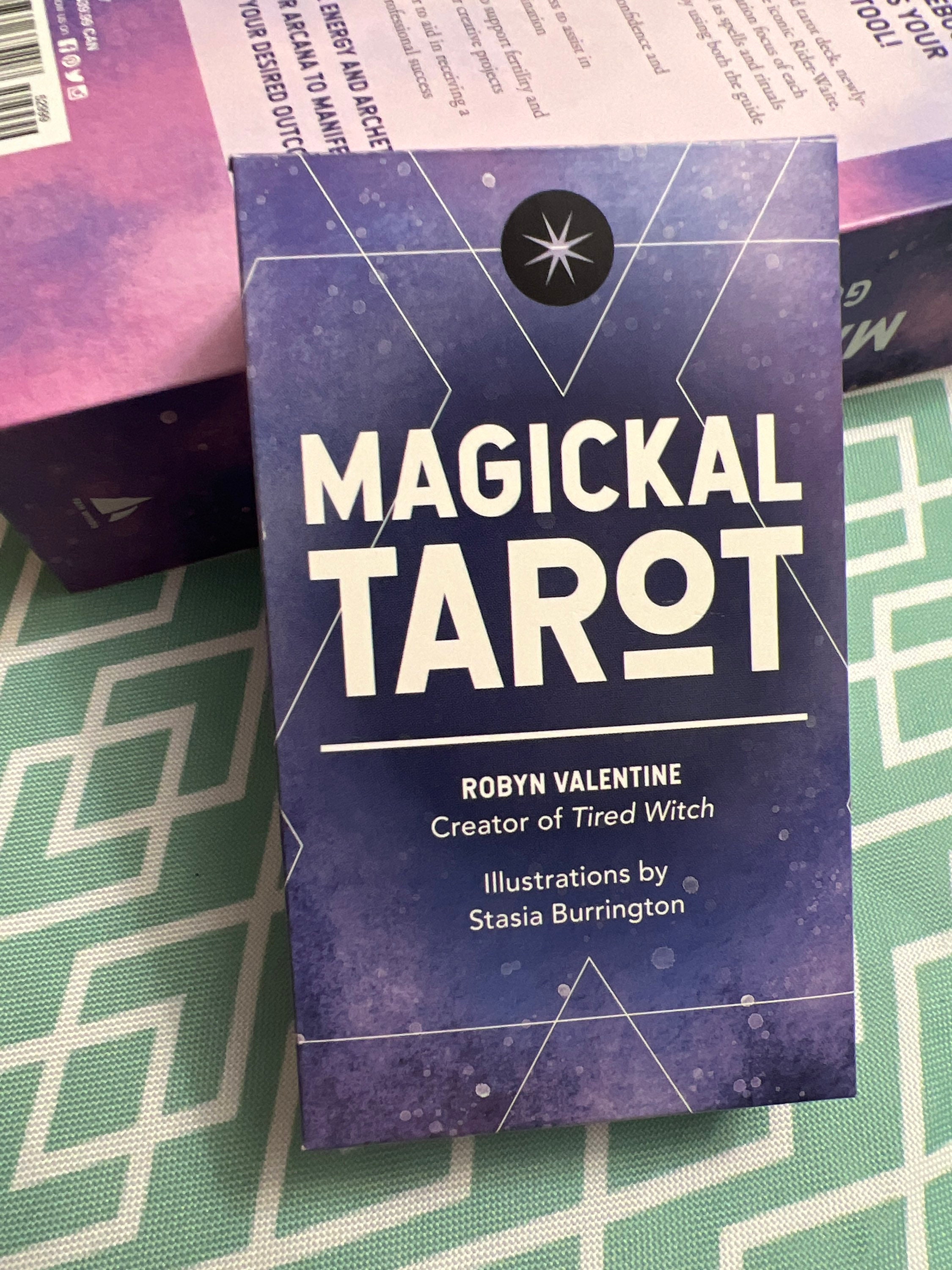 Magickal Tarot Guidebook and Deck by Robyn Valentine, New Witch Tarot Deck - Etsy
