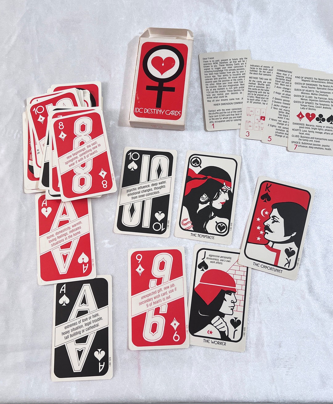 Unusual Rare IDC Destiny Cards Fortune Telling Cards, Vintage ...