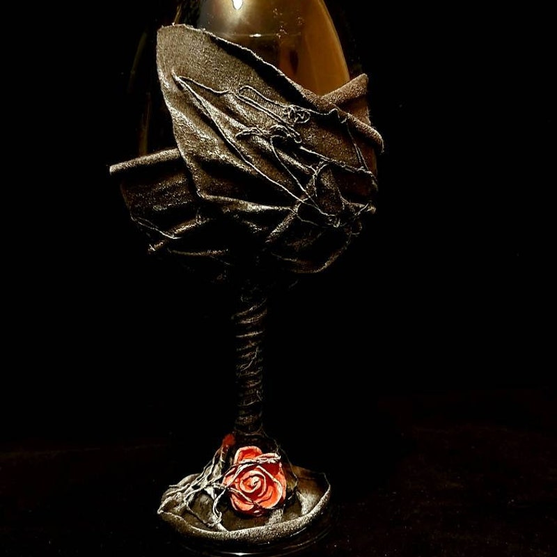 Gothic Wine Glass - Etsy