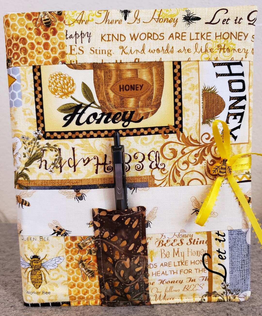 Golden Honey Bees Binder Cover - Etsy
