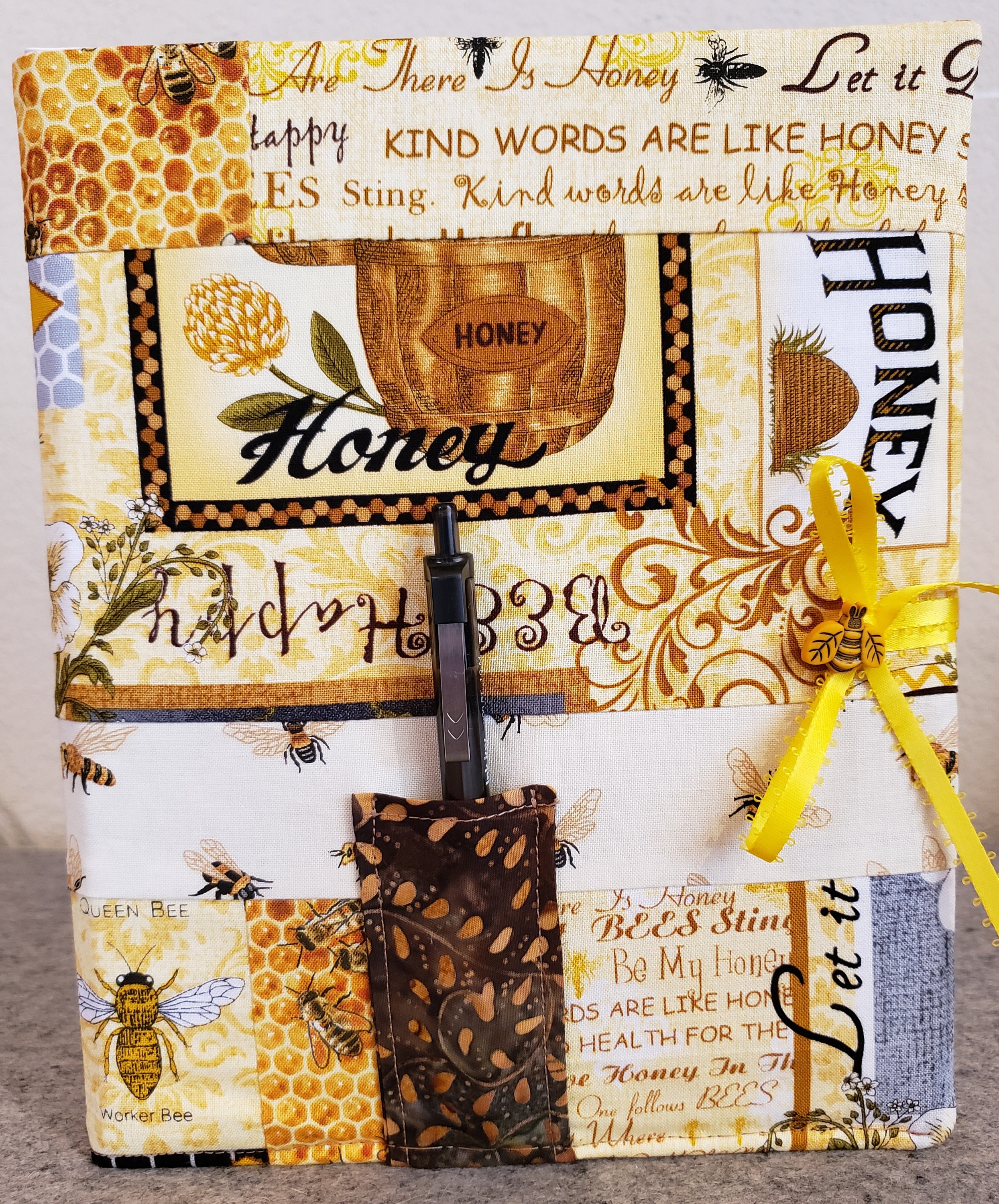 Golden Honey Bees Binder Cover - Etsy