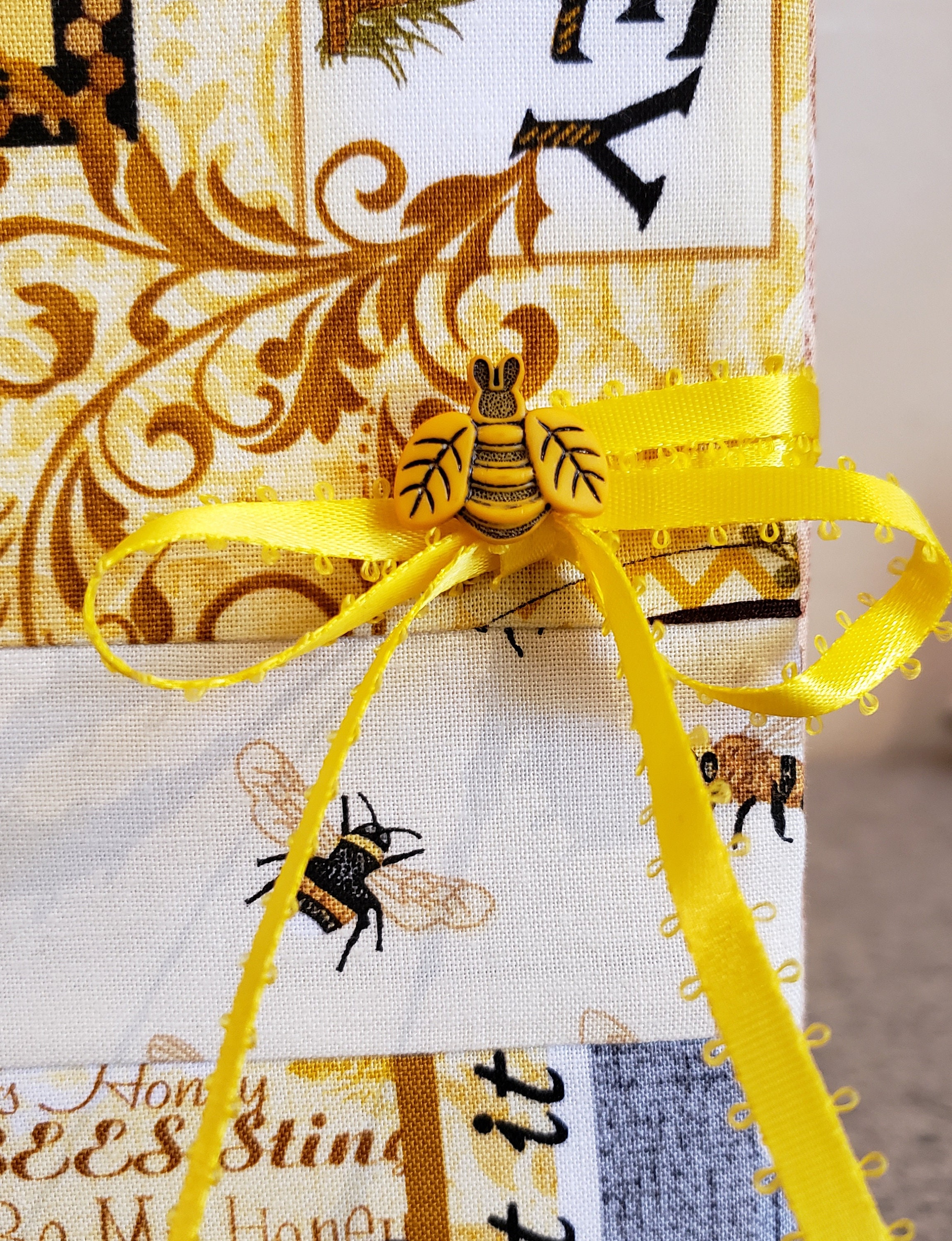Golden Honey Bees Binder Cover - Etsy